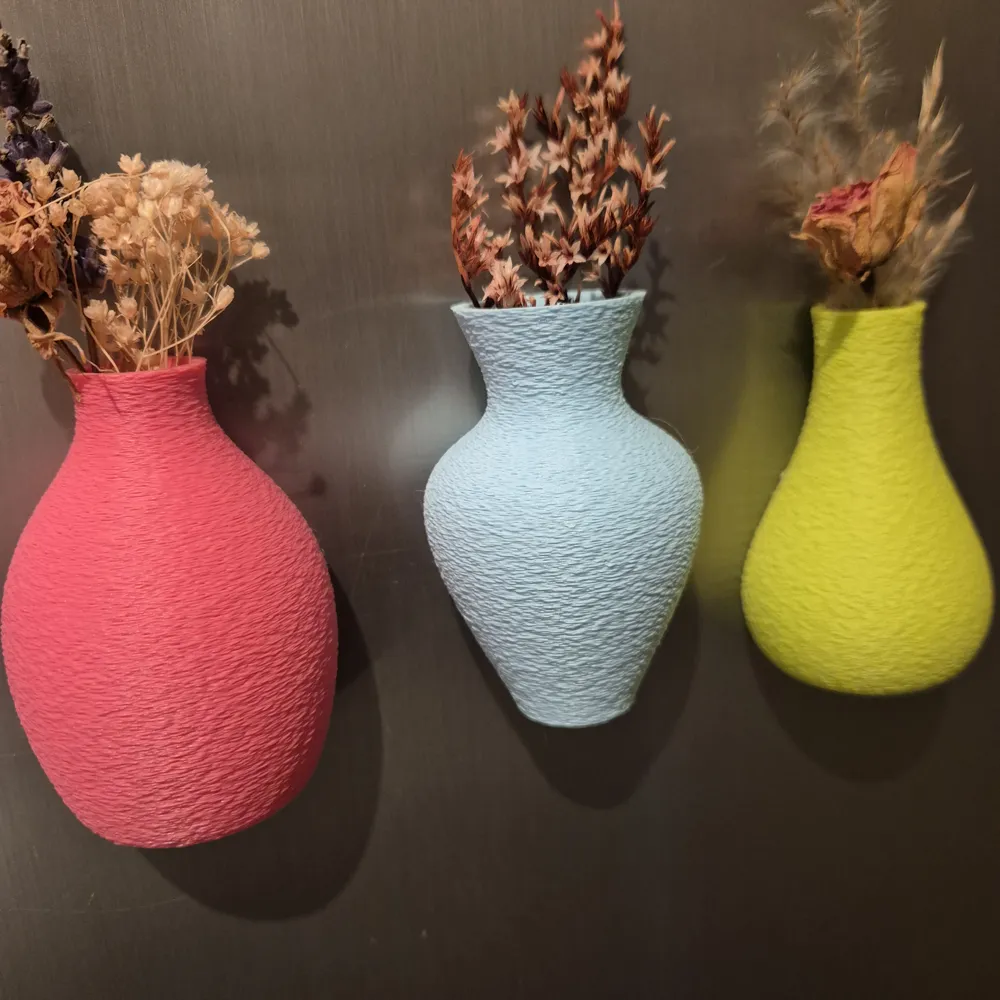 Magnetic Vases – Colorful & Modern Design - Free 3D Print Model ...
