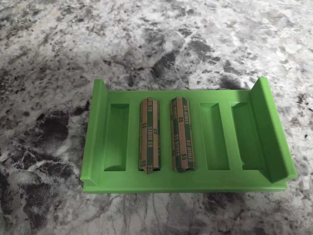 Stackable Rolled US Coin Holder - Free 3D Print Model - MakerWorld