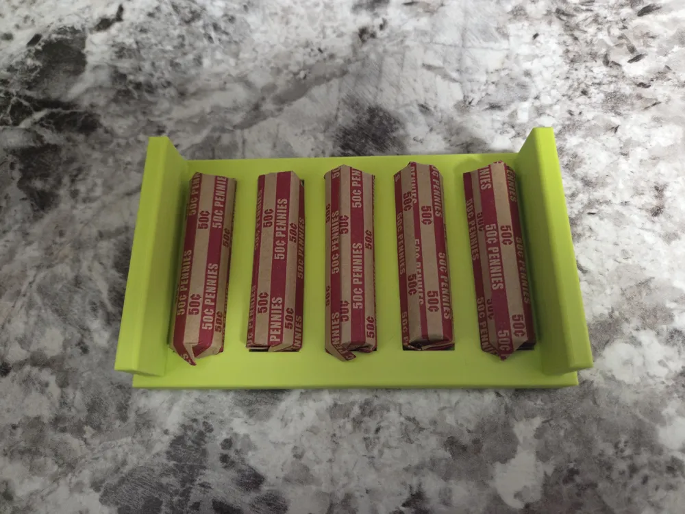 Stackable Rolled US Coin Holder - Free 3D Print Model - MakerWorld