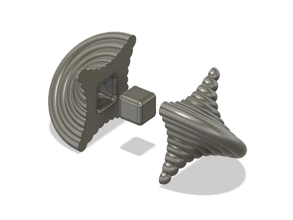 Rolling Sphericon V2 - Square Variant Desk Toy by RandomRemeshStudio ...