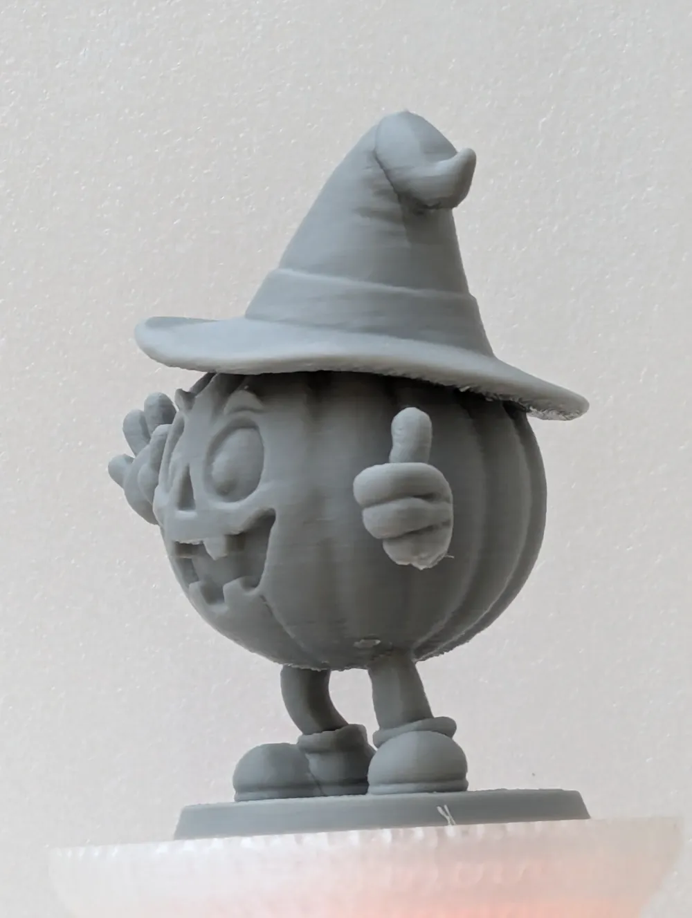Halloween Pumpkin Wizard –3D Printed Pumpkin Figure - Free 3D Print ...
