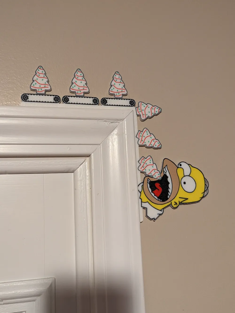 Homer Simpson Little Debbie Factory Door Corner 2 AMS Version (Left and ...