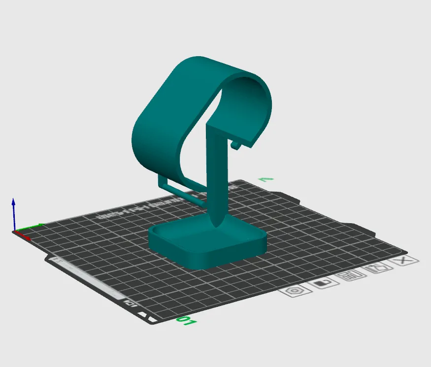 Floating Watch Hanger/Stand with Catch All Tray. by Brokas - MakerWorld