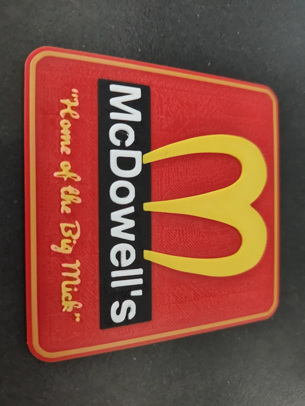 Coming to America - McDowell's Sign by James & Daddy - MakerWorld