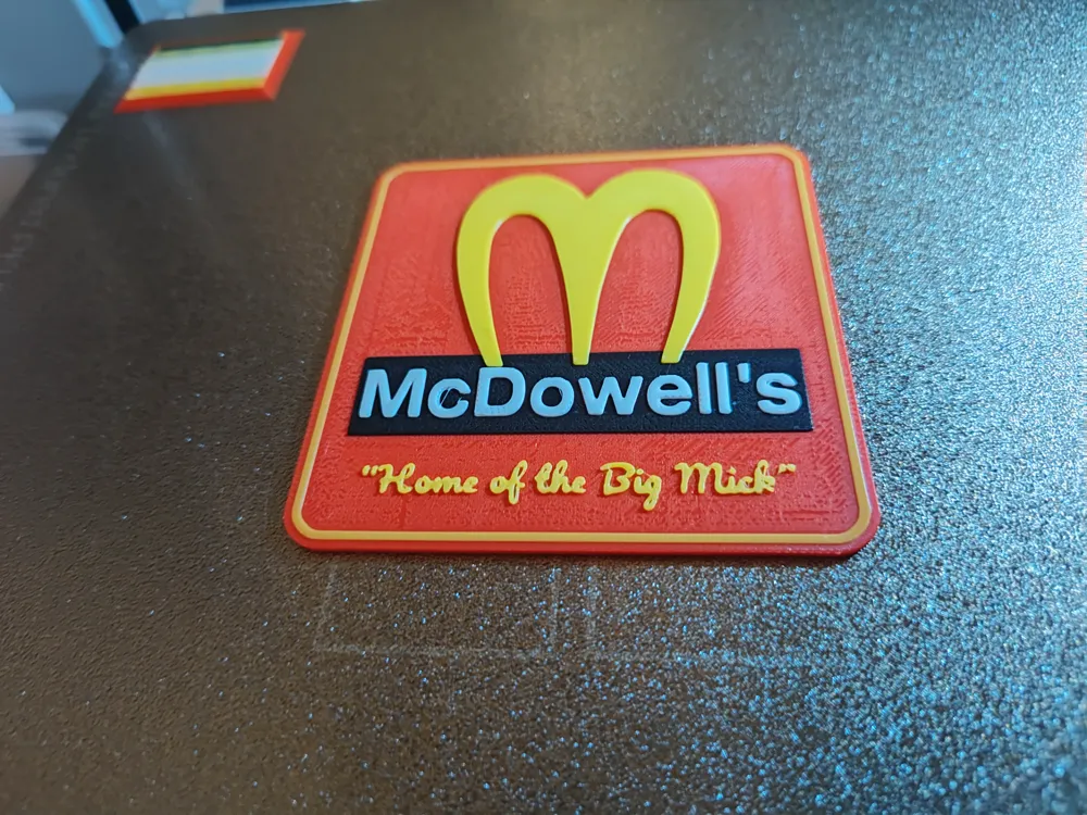 Coming to America - McDowell's Sign by James & Daddy - MakerWorld