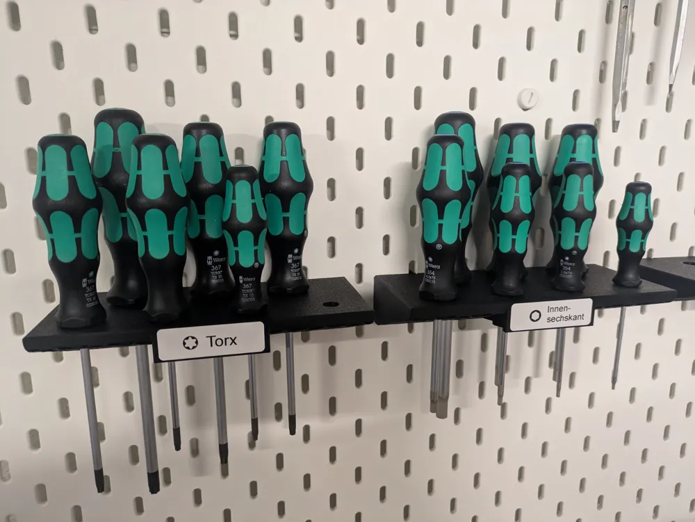 IKEA Skadis Wera Screwdriver Holder - Free 3D Print Model - MakerWorld