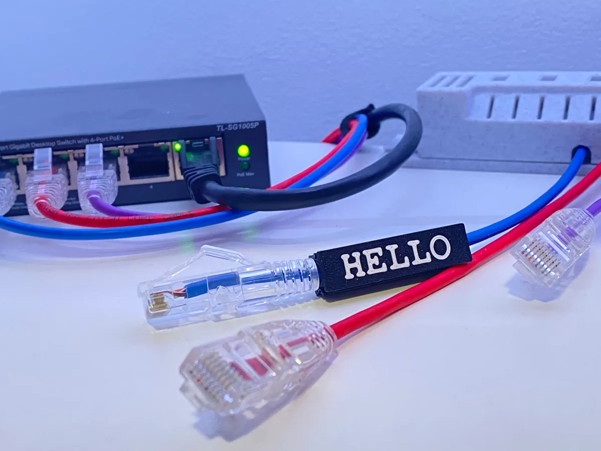 Editable Ethernet UTP Patch Cable Labels Beast-Lab - Free 3D Print ...