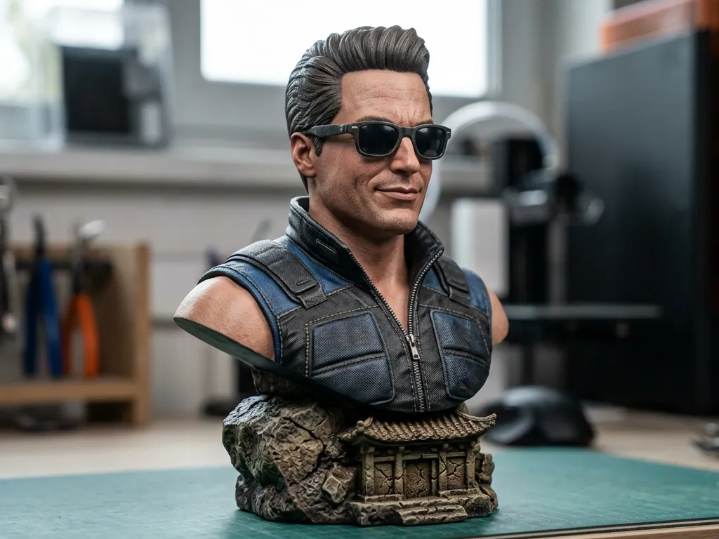 Johnny Cage - Free 3D Print Model - MakerWorld
