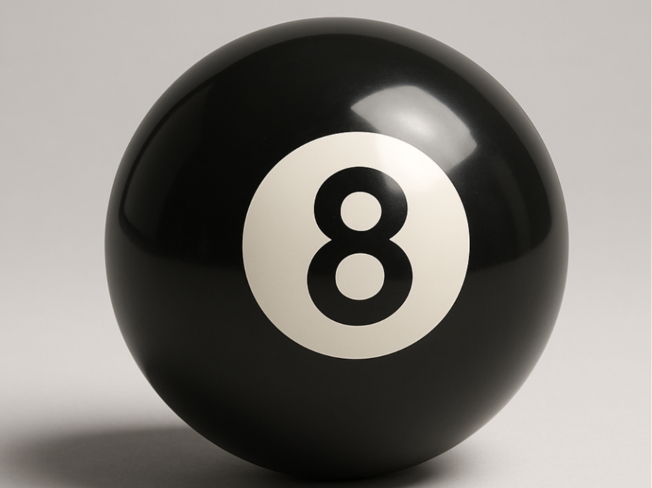 Black 8 Billiards Ball by HimyMakerWorld: Download Free 3D Models