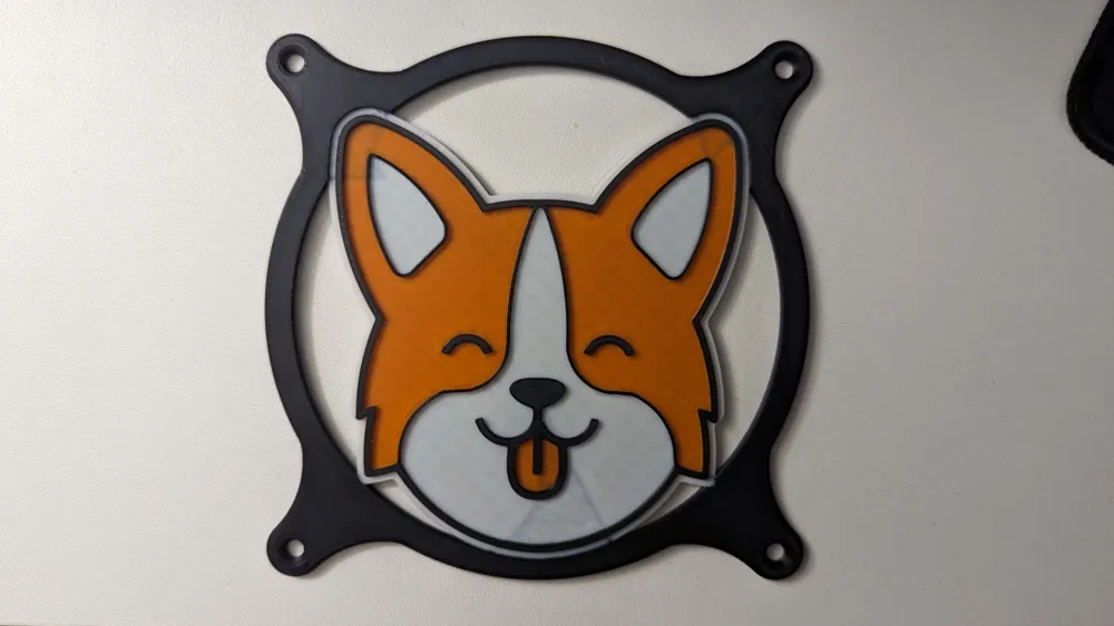 Corgi Fan Shroud for 140mm Fan by Nubasaurs - MakerWorld