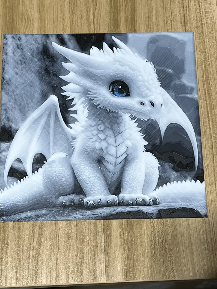 Little Dragon Hueforge by FantasyZ MakerWorld: Download Free 3D Models
