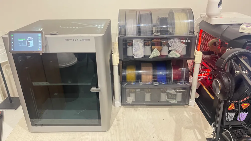 AMS Stacking System stand bambulab p1p p1s x1c by Tala16 - MakerWorld