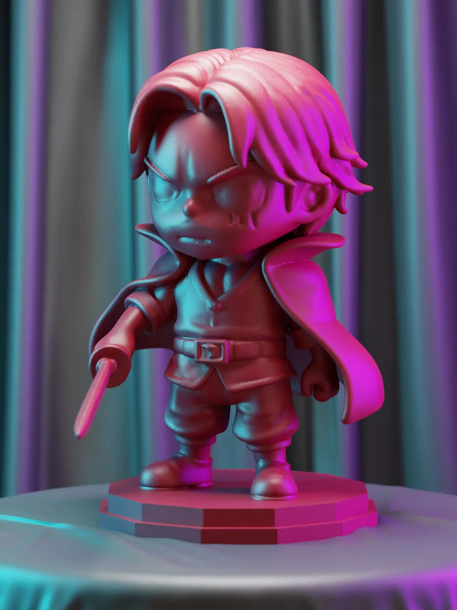 One Piece Akagami Shanks Inspired Figure by darkovyMakerWorld: Download ...