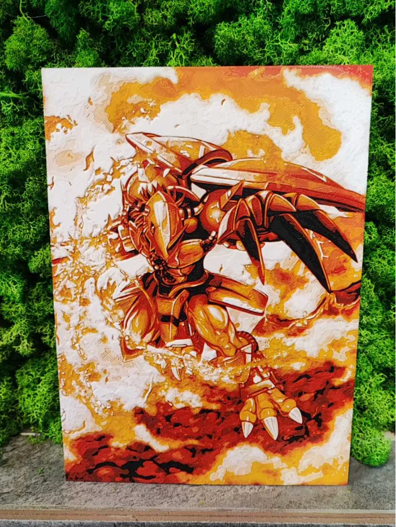 Wargreymon in Flames by Garuda3D - MakerWorld