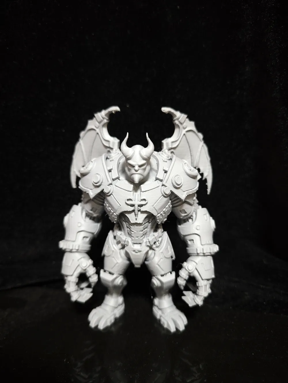 Hell Mecha - Satan - Free 3D Print Model - MakerWorld