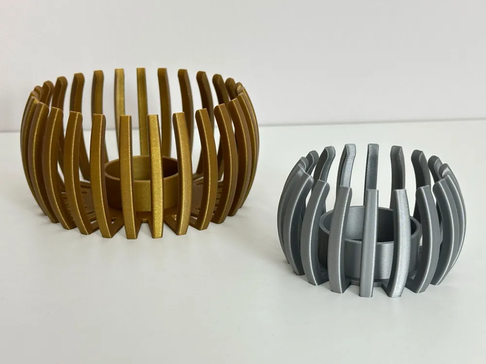 Modern Cage Tea Light Holder by Maxx Design - MakerWorld