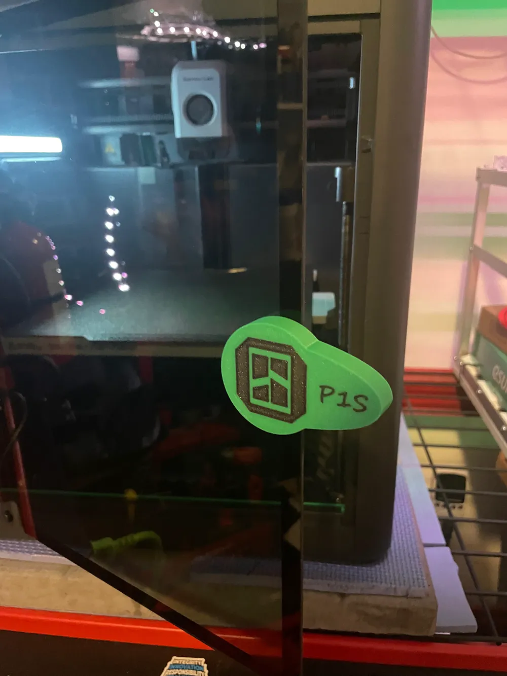 BBL P1s Logo Door handle Remixed by Yasoos - MakerWorld