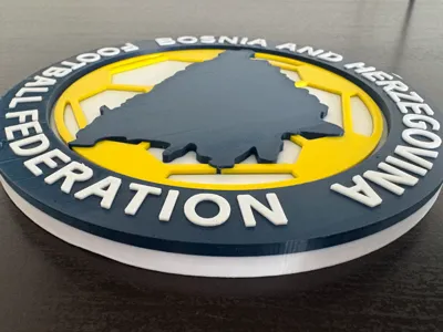 Bosnia Football Federation Hype Chain - Free 3D Print Model - MakerWorld