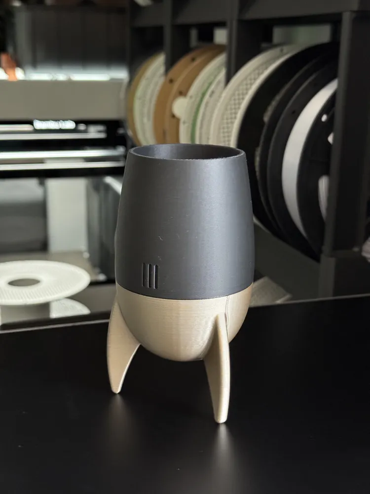 Rocket Pot by HpInvent MakerWorld: Download Free 3D Models