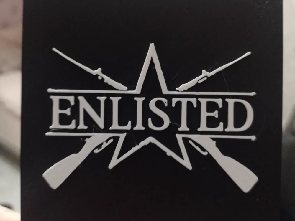 enlisted logo by max mountain grove - MakerWorld