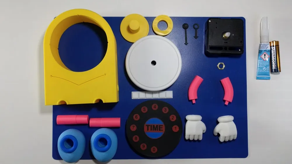 Mr. Time Clock from Dr. Slump (BambuLab 011 kit) by BuildByte3D ...