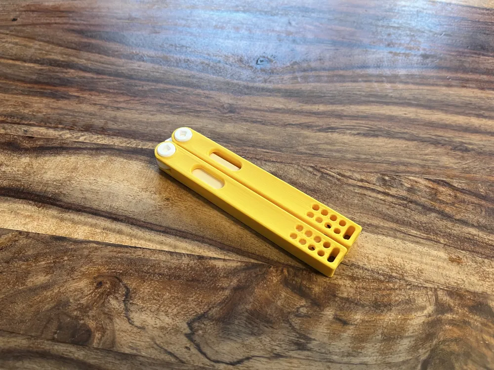 Ultra Smooth Butterfly Knife - Free 3D Print Model - MakerWorld