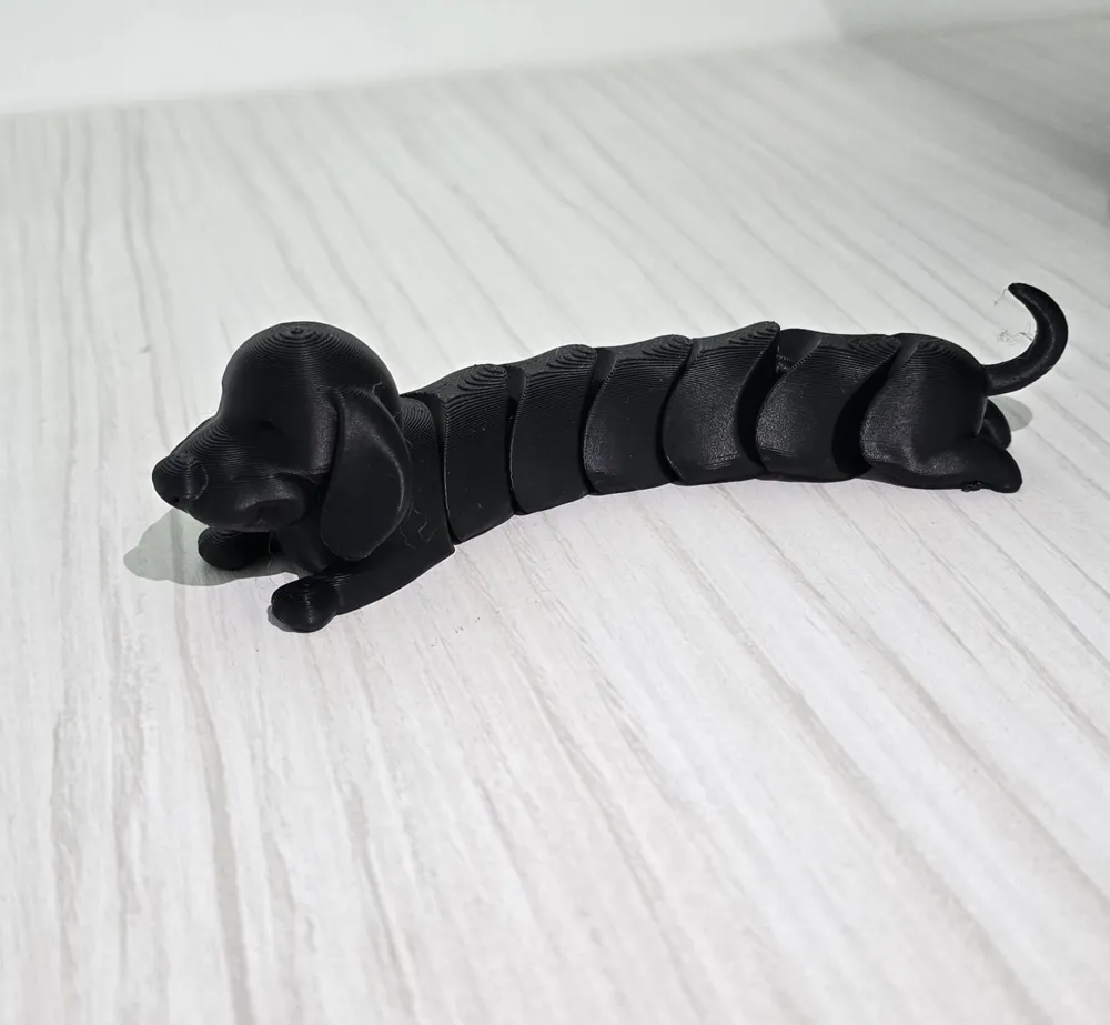 Flexi cute articulated dog - Free 3D Print Model - MakerWorld
