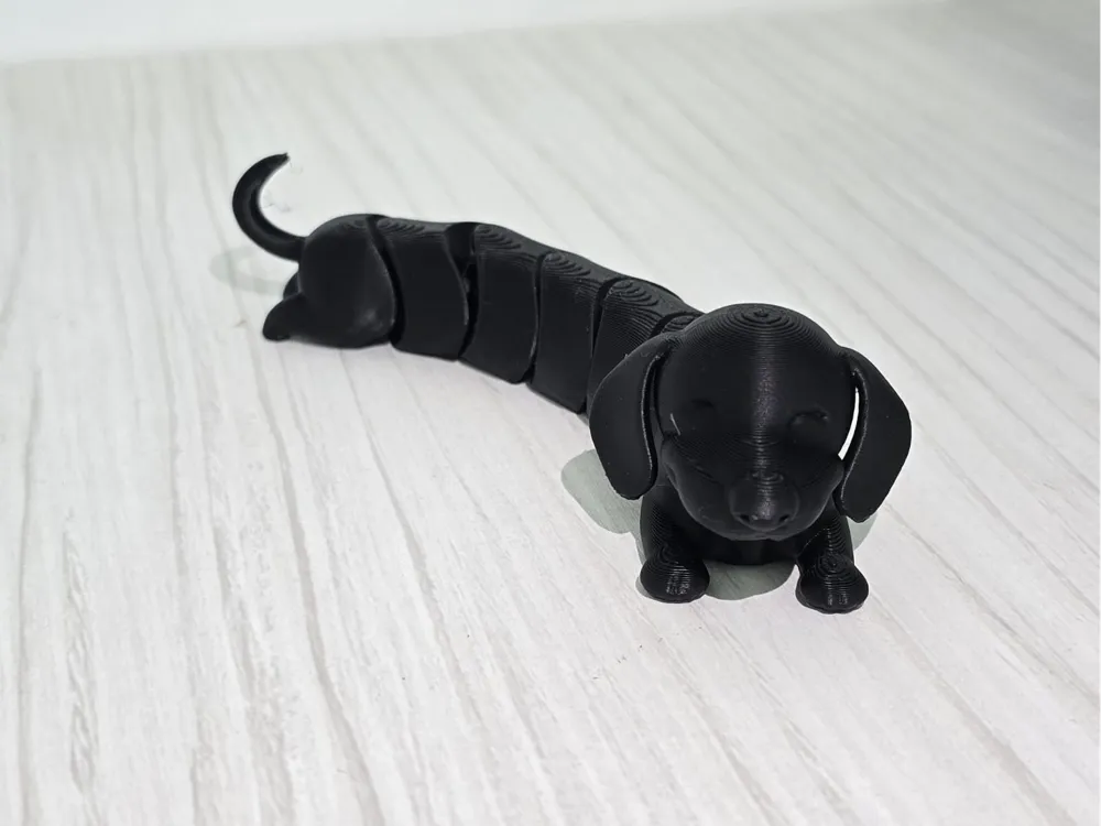 Flexi cute articulated dog - Free 3D Print Model - MakerWorld