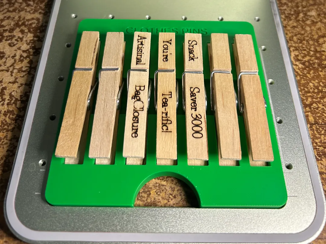 XTOOL F1 Clothes Pin (10mm x 73mm) Jig - Free 3D Print Model - MakerWorld