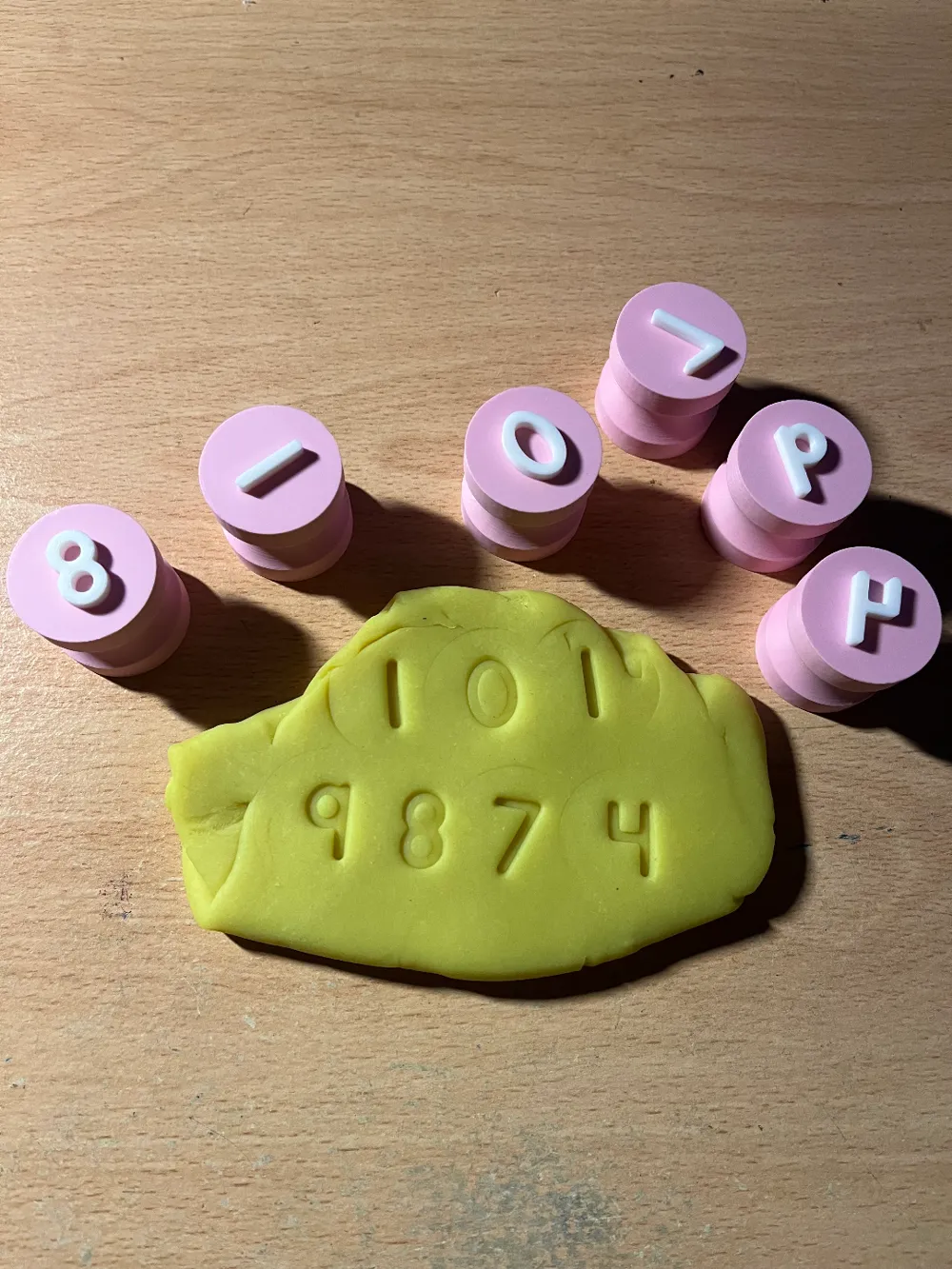 Playdough and Clay Number Stamps Set for Education by AeroCraft Studio ...