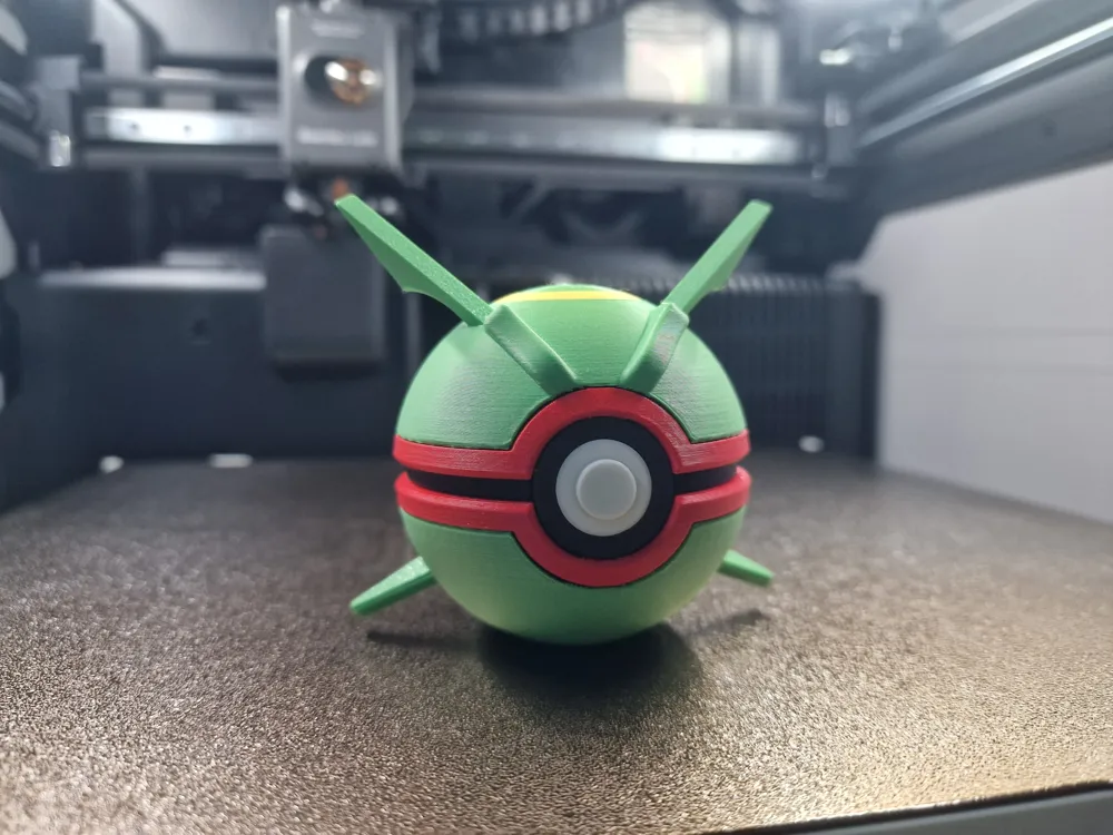 Rayquaza V2 Pokeball - Free 3D Print Model - MakerWorld