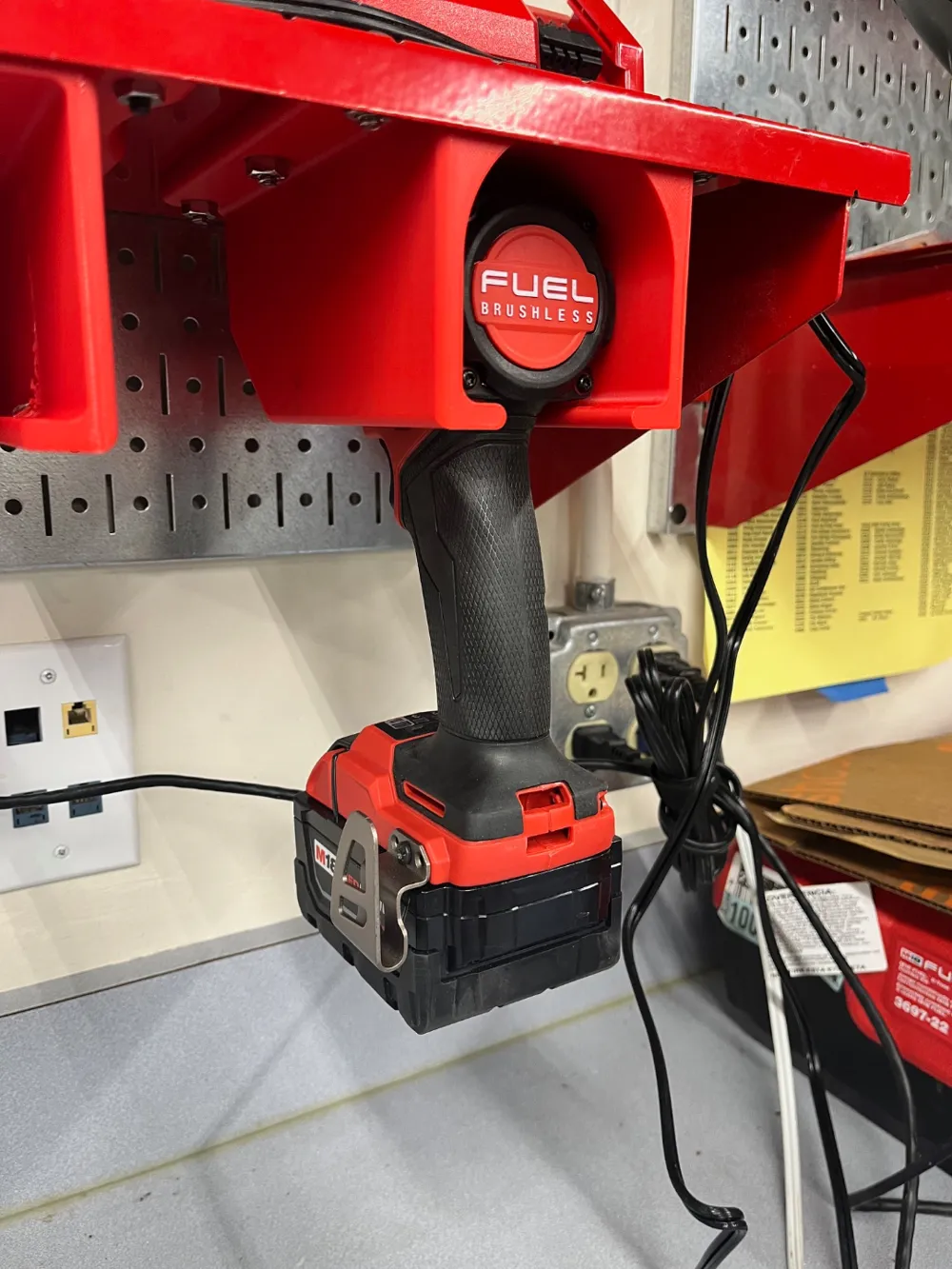 Milwaukee Impact Driver Mount/Holder by brettu - MakerWorld