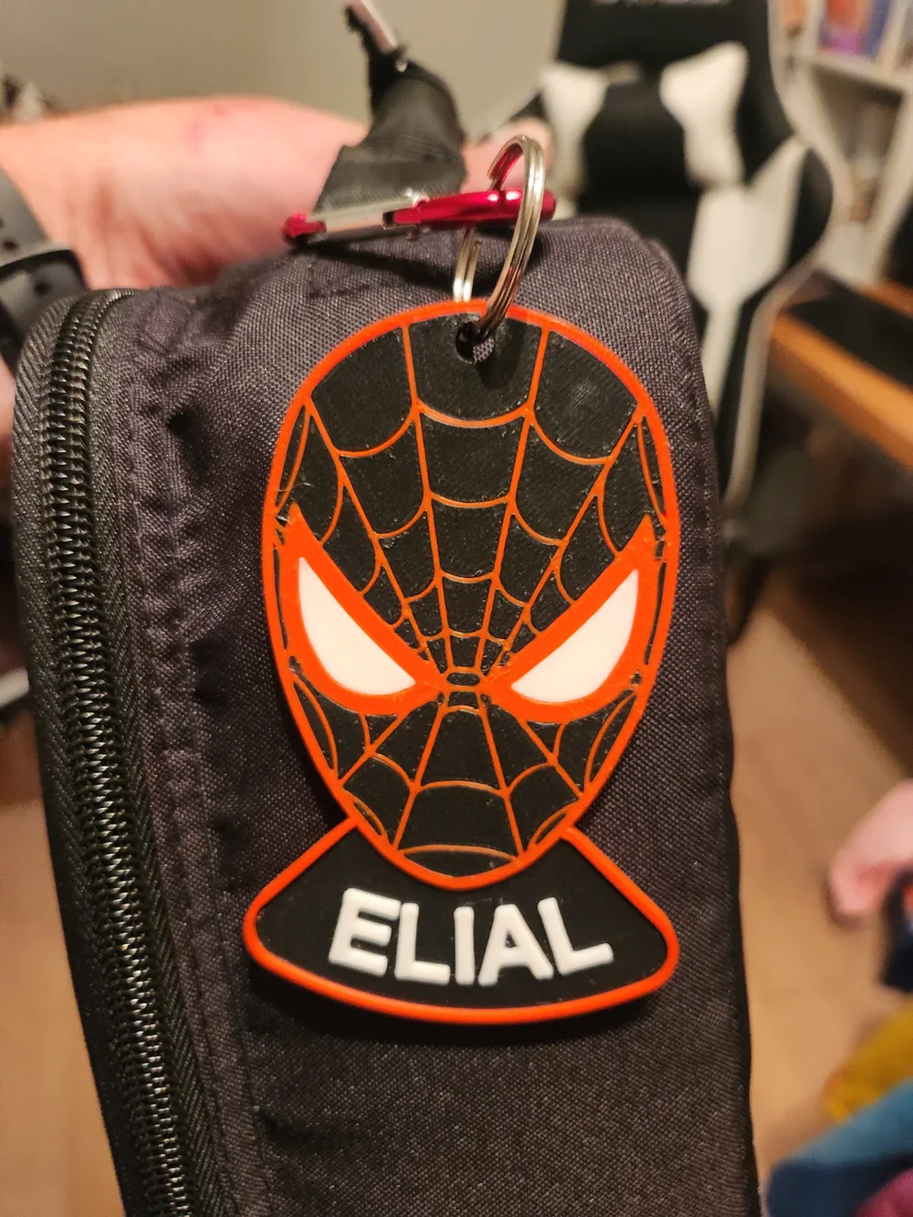 Spiderman Name Tag by BEAMink - MakerWorld