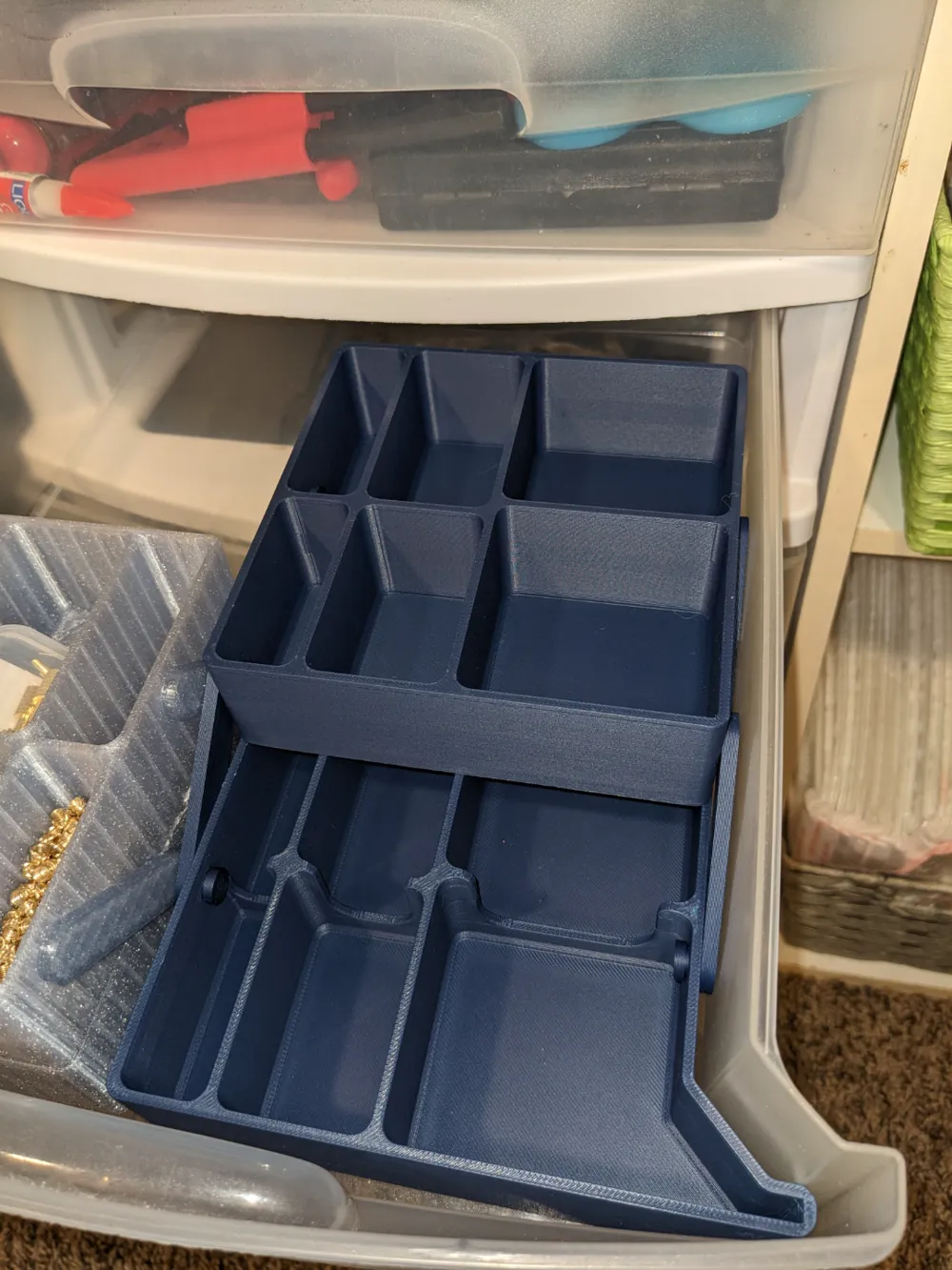 Stacked Sterilite Drawer Organizer by DIY HOME SOLUTIONS - MakerWorld
