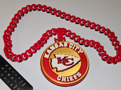 Kansas City Chiefs Phat Chain - Free 3D Print Model - MakerWorld