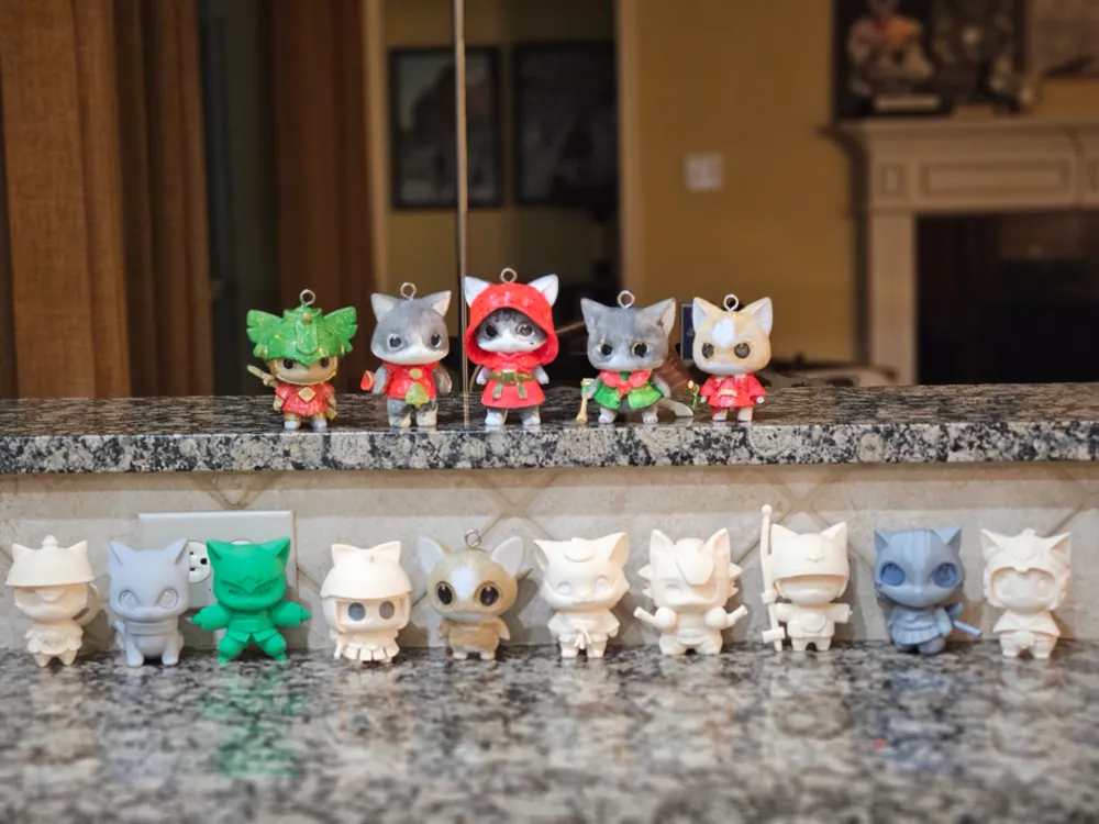 Samurai Cat Series - Loki 1 by Bokkins' Workshop - MakerWorld