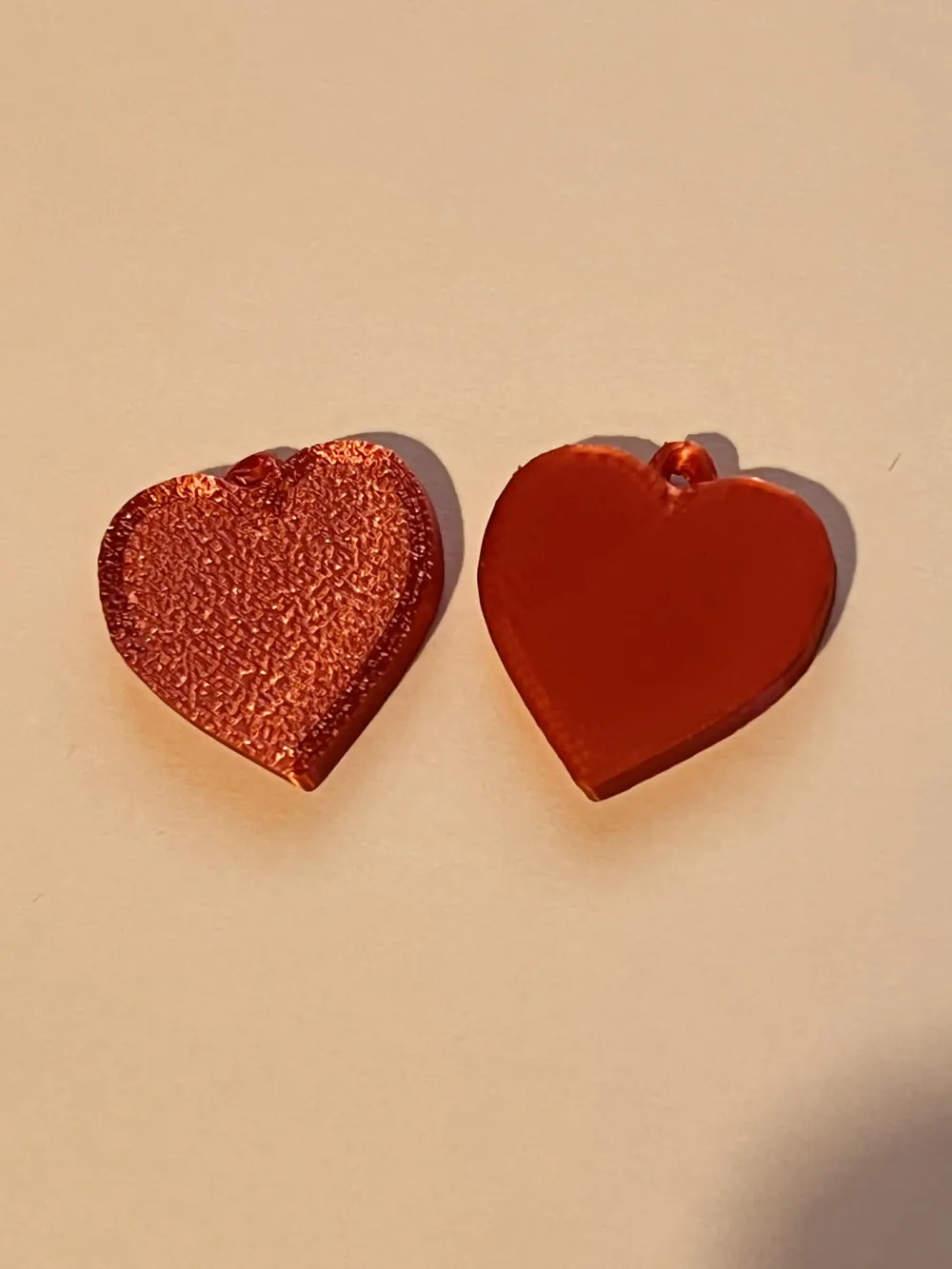 Valentines Heart Earrings - Free 3D Print Model - MakerWorld