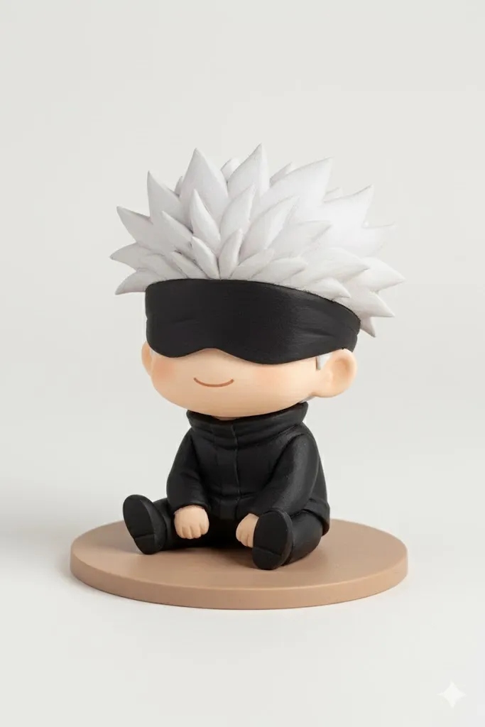 Satoru Gojo - Jujutsu Kaisen figurine - Free 3D Print Model - MakerWorld