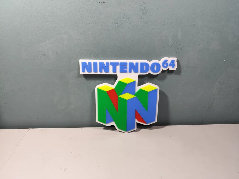 Nintendo 64 (N64) Logo Sign by giannismathiou10 - MakerWorld