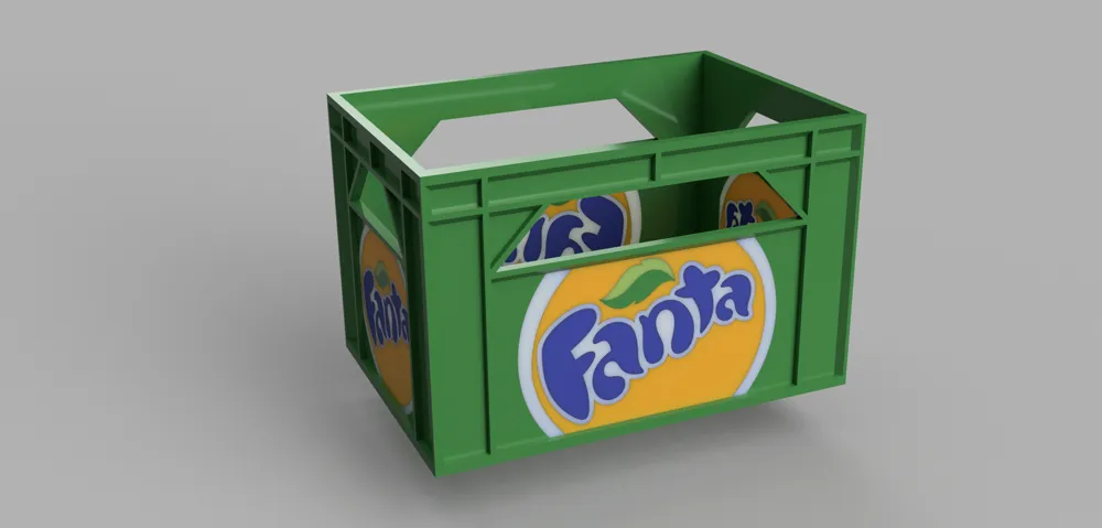 6x33cl Fanta slim can crate by Tomson Design - MakerWorld