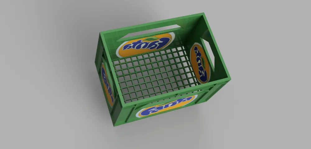 6x33cl Fanta slim can crate by Tomson Design - MakerWorld