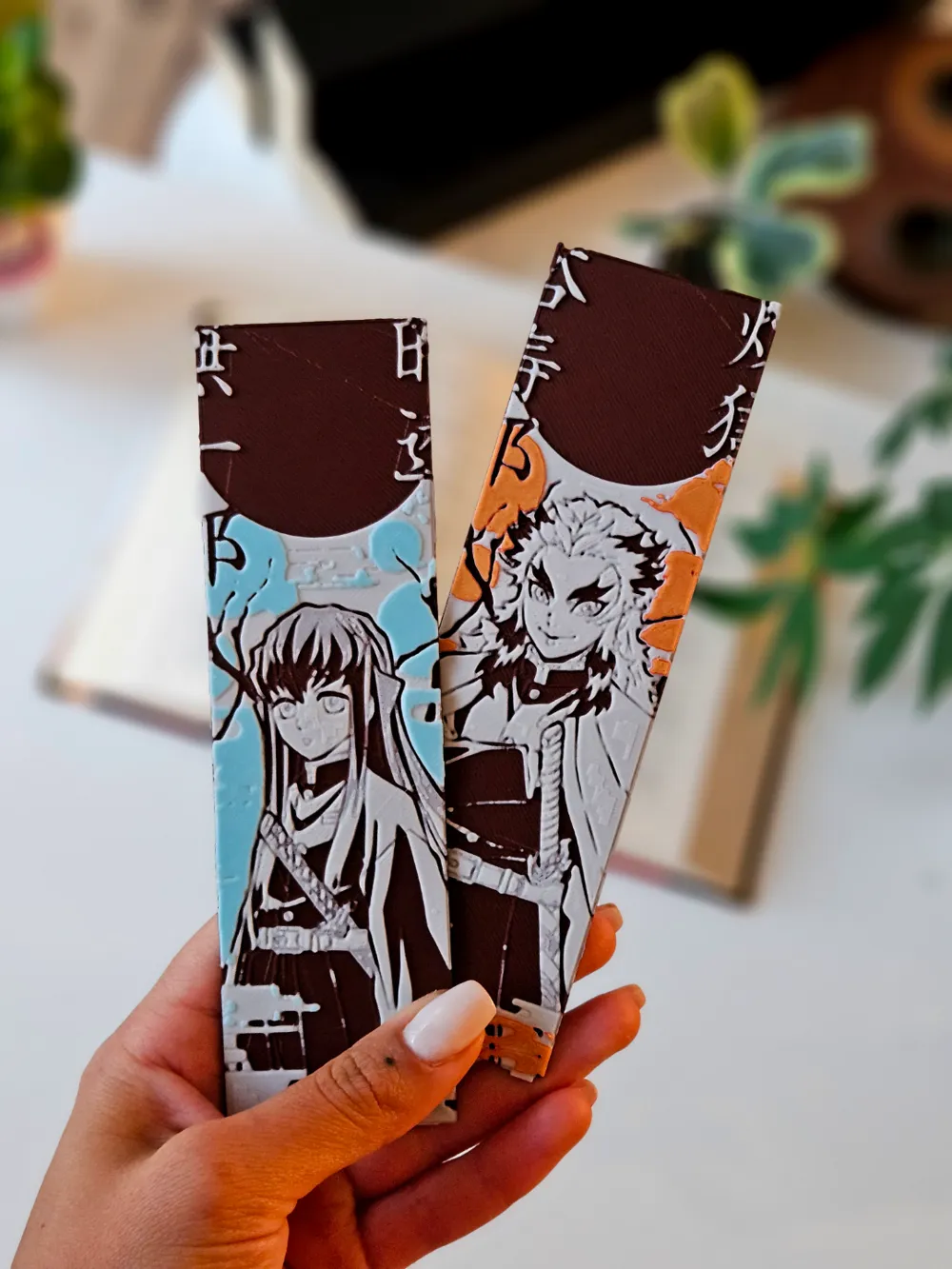 Rengoku & Muichiro - Demon Slayer Bookmarks Set8/8 by C3D MakerWorld ...