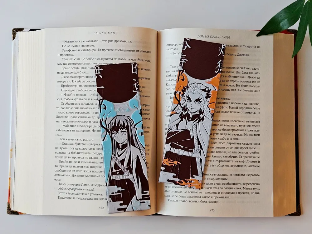 Rengoku & Muichiro - Demon Slayer Bookmarks Set8/8 by C3D MakerWorld ...