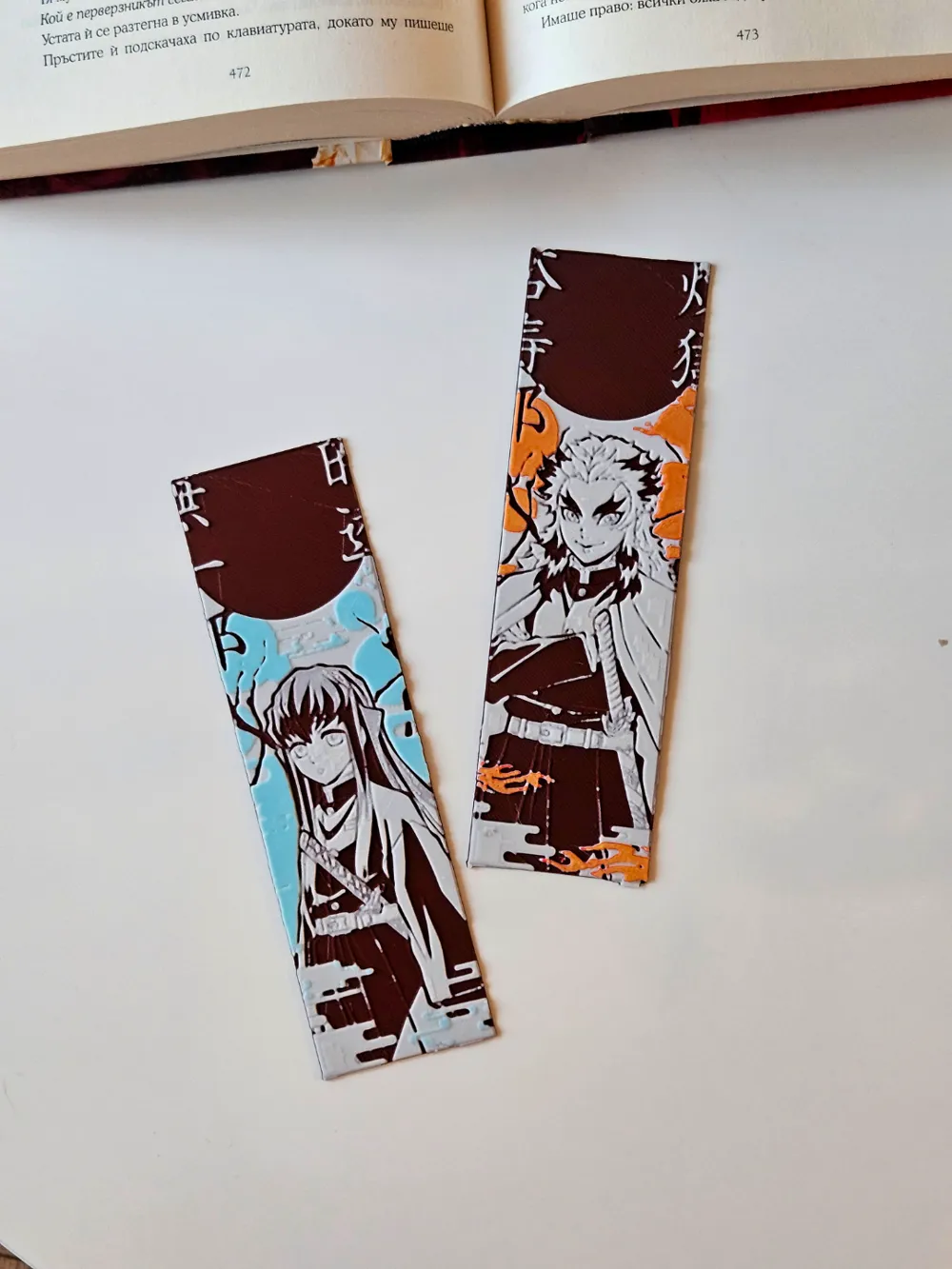 Rengoku & Muichiro - Demon Slayer Bookmarks Set8/8 by C3D MakerWorld ...