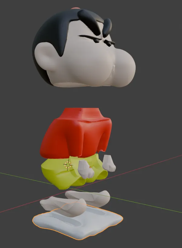 Pouting Shin-chan - Free 3D Print Model - MakerWorld