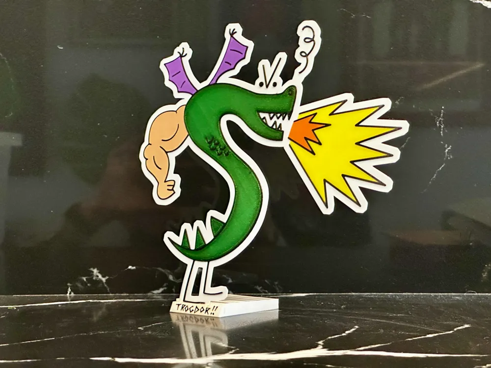 Trogdor the Burninator - Free 3D Print Model - MakerWorld