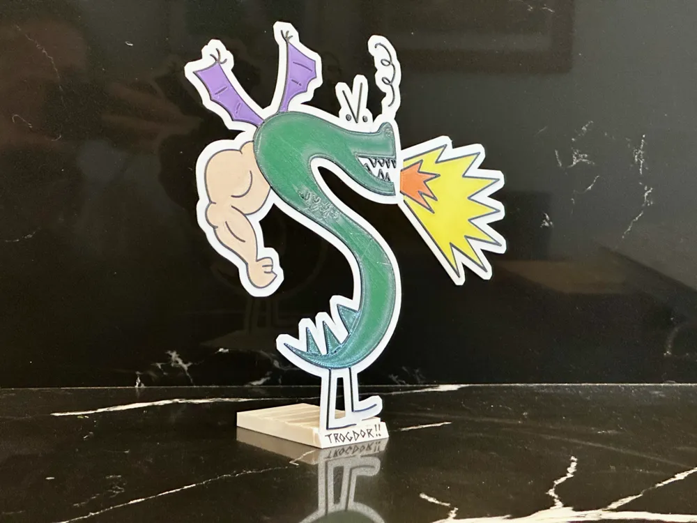 Trogdor the Burninator - Free 3D Print Model - MakerWorld