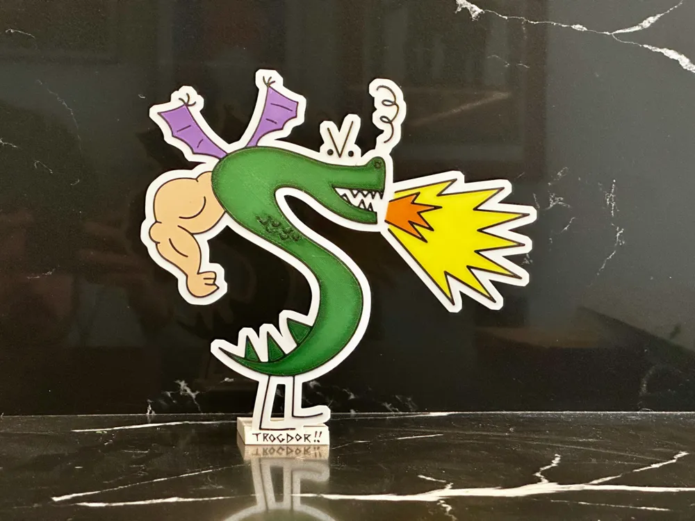 Trogdor the Burninator by maxman MakerWorld: Download Free 3D Models