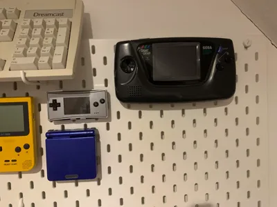 Sega Game Gear IKEA Skadis Mount - Free 3D Print Model - MakerWorld