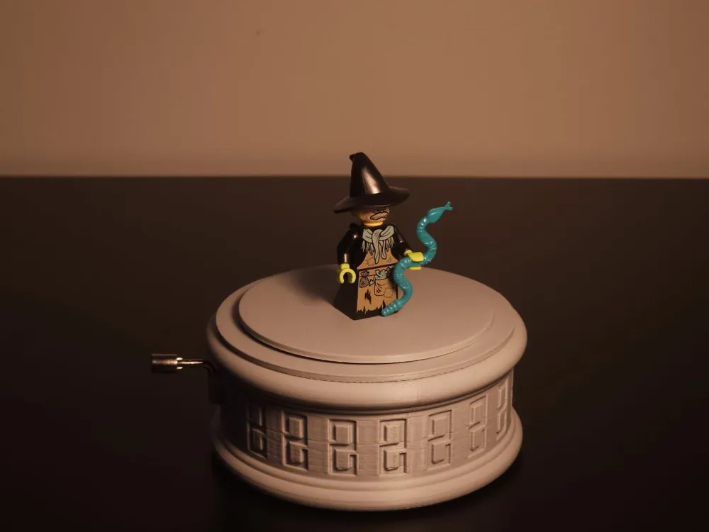 Customisable Music Box Spinning Top Mod by Yigit MakerWorld: Download ...